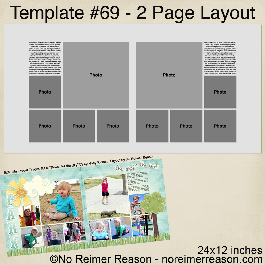 Free Two Page Template #69 | No Reimer Reason